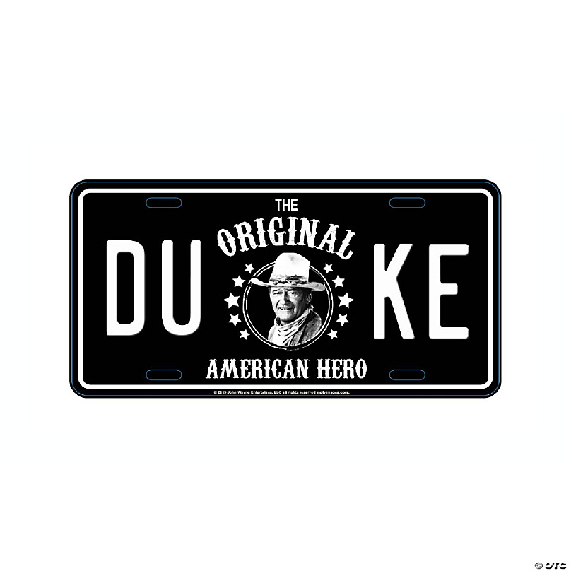 John Wayne License Plate | Oriental Trading