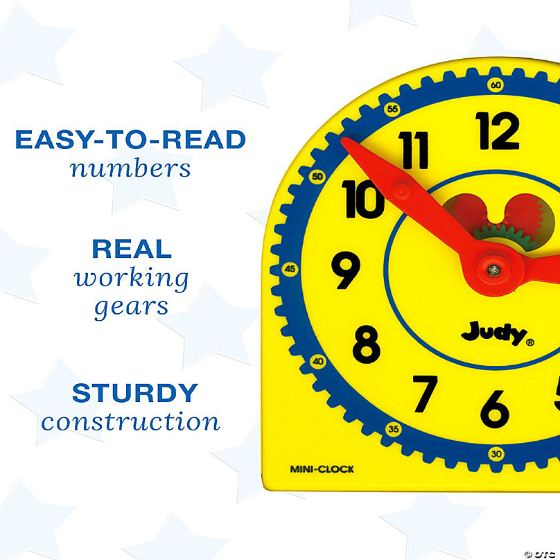 Judy Plastic Clock Class Pack | Oriental Trading
