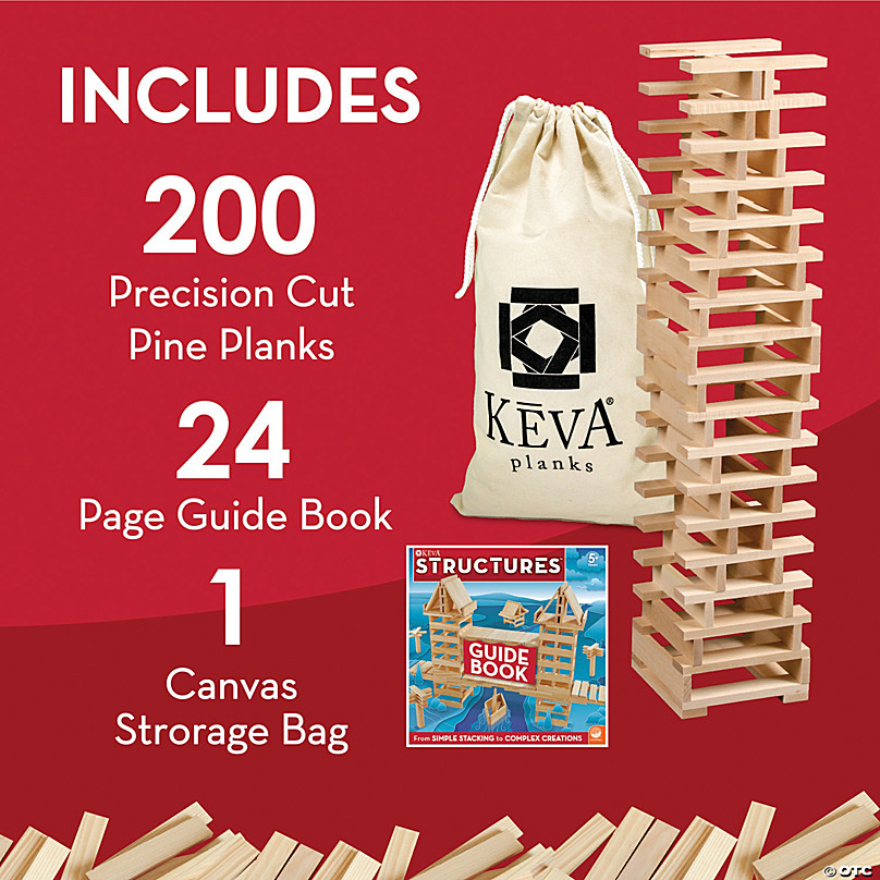 KEVA: Structures 200 Plank Set | MindWare