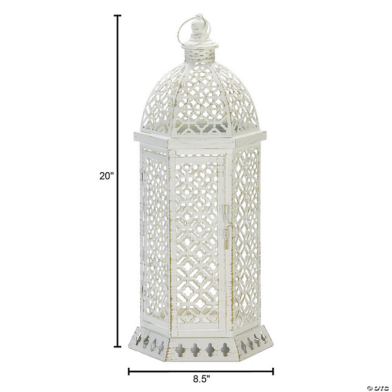 Large Cutwork Hexagon Lantern 20" | Oriental Trading