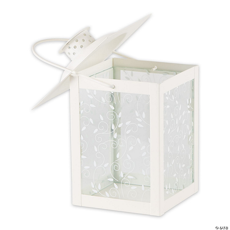 Large White Lantern 8" | Oriental Trading