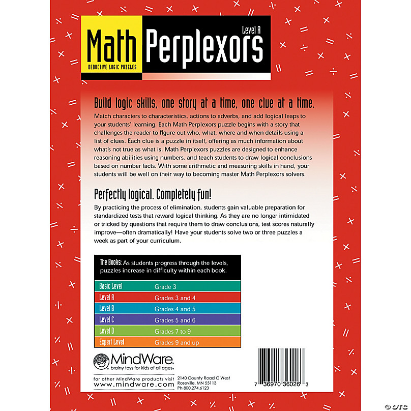 Math Perplexors: Level A | MindWare