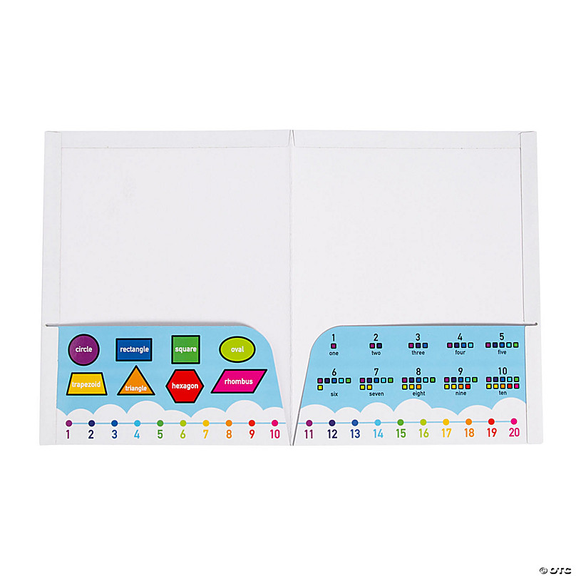Math Reference Pocket Folders - 12 Pc. | Oriental Trading