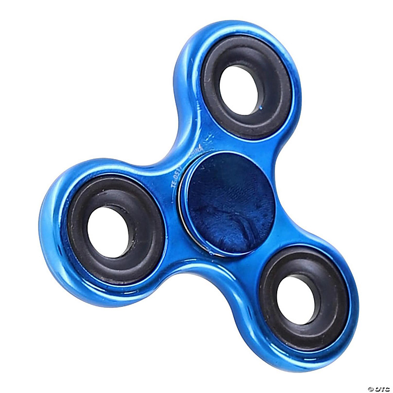 Metallic Fidget Spinner Light Blue | Oriental Trading
