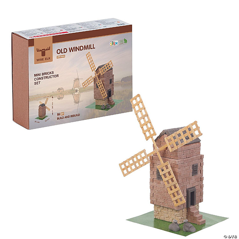 Mini Bricks Construction Set - Old Windmill | Oriental Trading