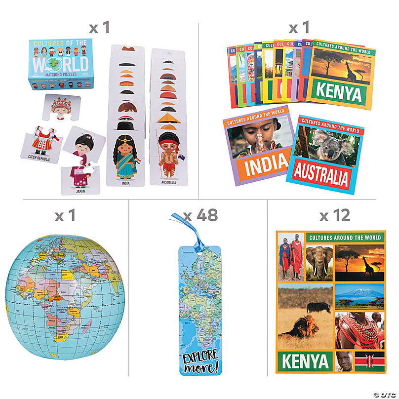 Multicultural Learning Kit - 133 Pc. | Oriental Trading