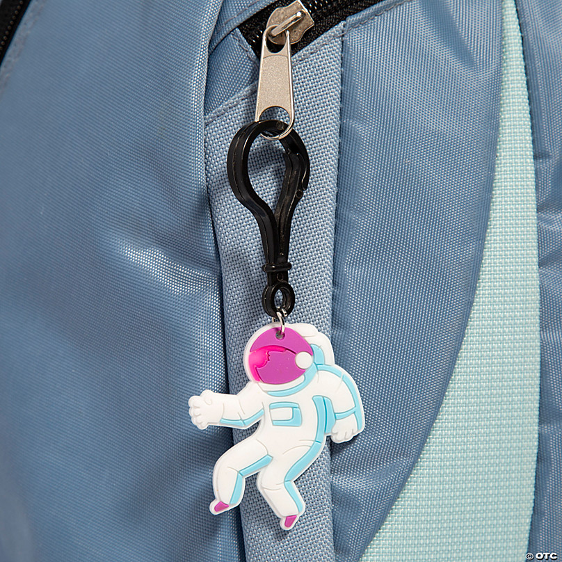 Outer Space Backpack Clip Keychains - 12 Pc. | Oriental Trading