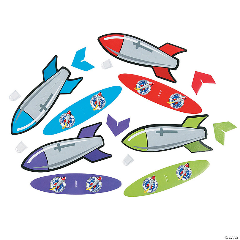 Outer Space VBS Rocket Gliders - 12 Pc. - Discontinued