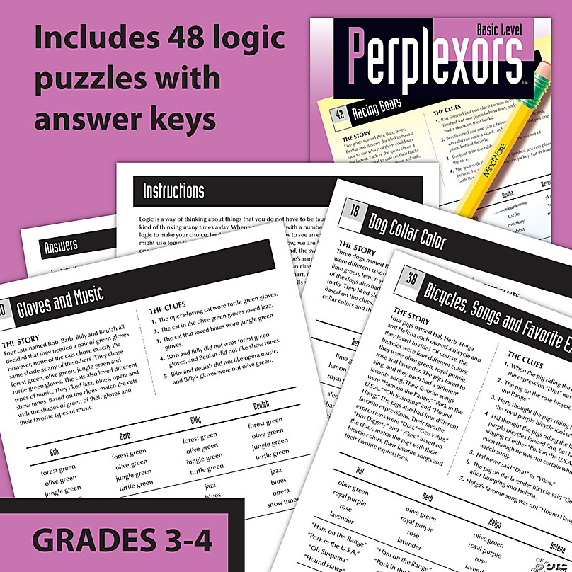 Standardized Test Practice MindWare Perplexors Expert Level Logic ...