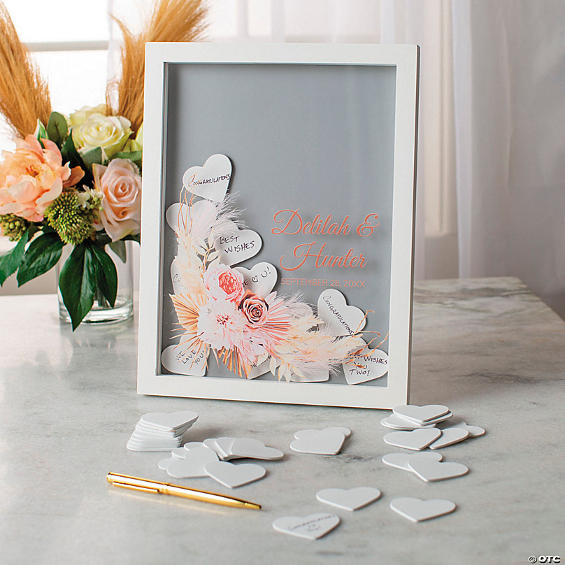 Personalized Boho Guest Book Frame | Oriental Trading