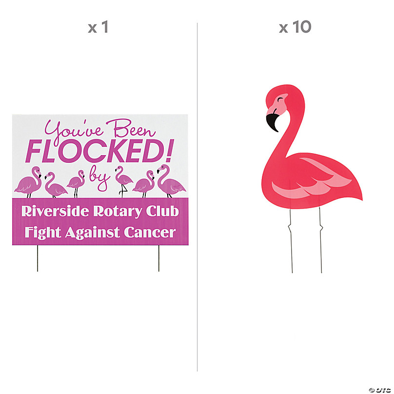 Personalized Flock Yard Decorating Kit | Oriental Trading