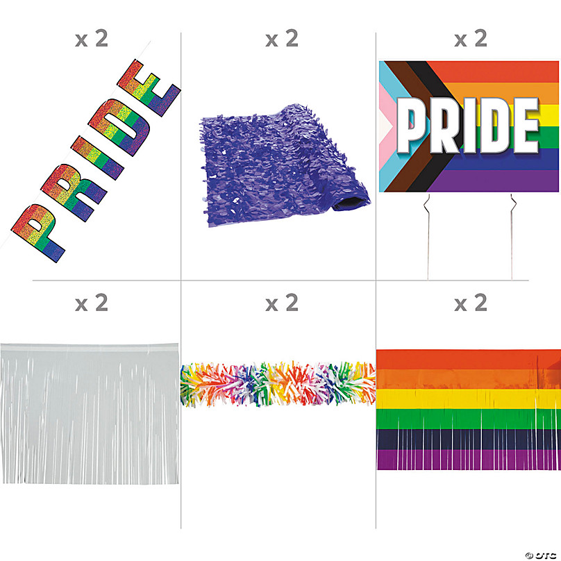 Pride Parade Float Decorating Kit - 12 Pc. | Oriental Trading