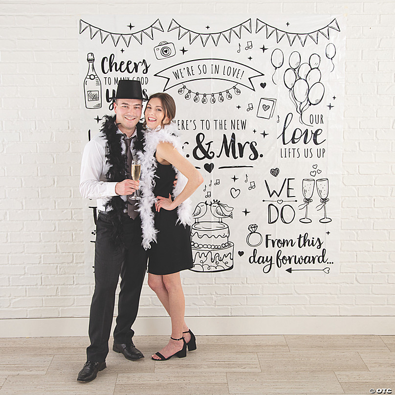 Small Wedding Backdrop - 2 Pc. | Oriental Trading