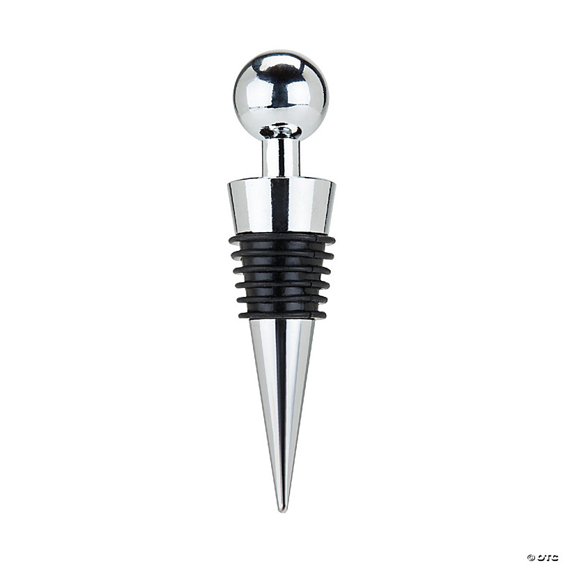 Sphere™: Chrome Bottle Stopper | Oriental Trading