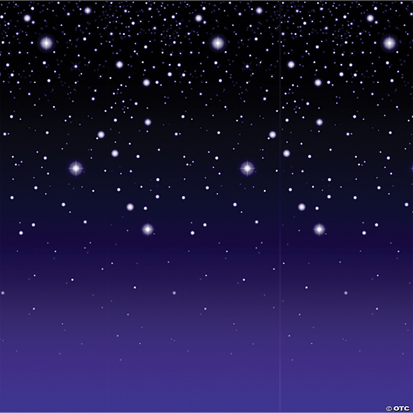 Starry Night Backdrop | Oriental Trading
