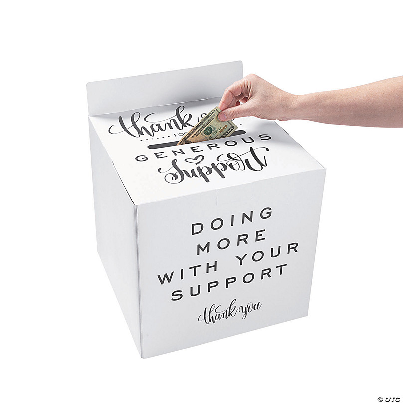 Support Donation Box | Oriental Trading