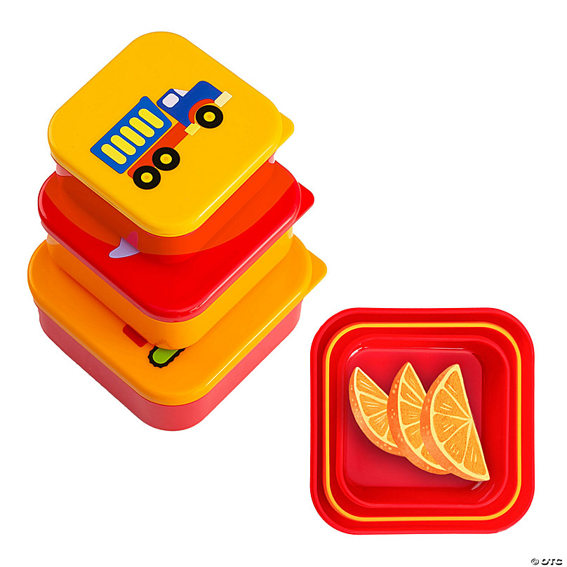 Under Construction Nested Snack Containers | Oriental Trading