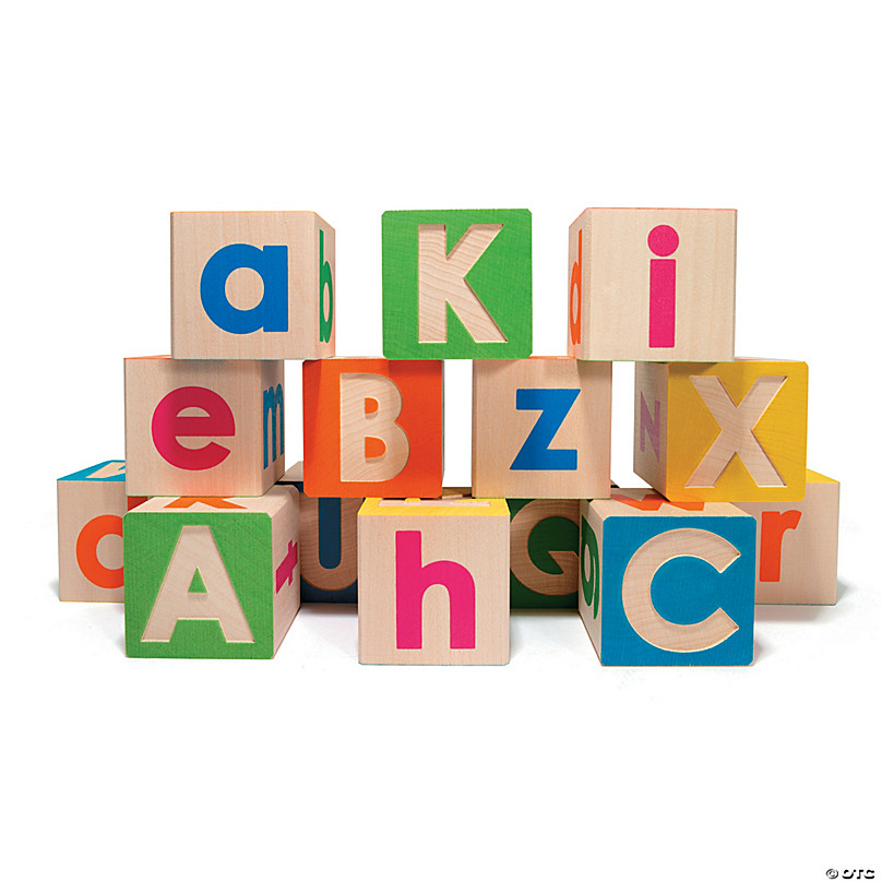 Upper and Lowercase ABC Blocks - Discontinued