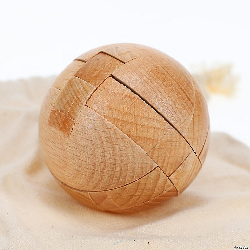 WE Games Solid Wood 3D Sphere Puzzle | Oriental Trading
