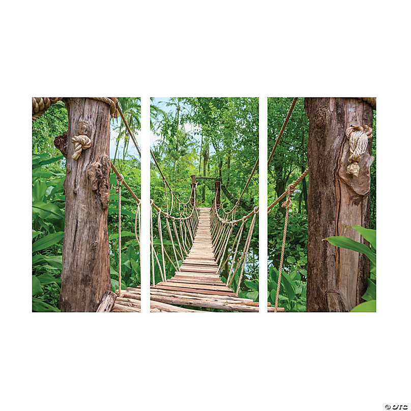 Wild Encounters Bridge Backdrop - 3 Pc. - Discontinued