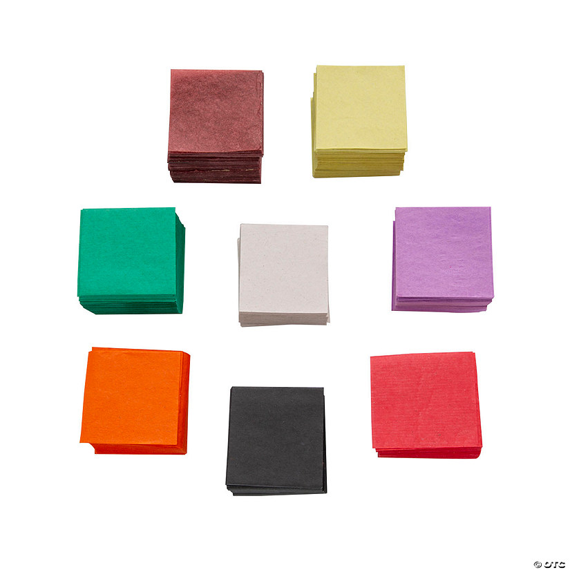 1 1/2" Bulk 5000 Pc. Mini Fall Tissue Paper Squares | Oriental Trading