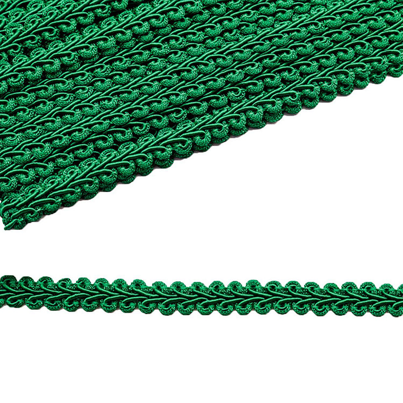 1/2" x 15 Yards Emerald Green Gimp Braid 5 Packs Gimp Braid Trim ...