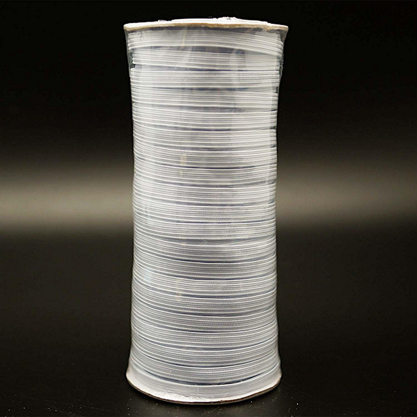 1/4" x 70 Yards White Braided Elastic Cord Sewing Trim | Oriental Trading