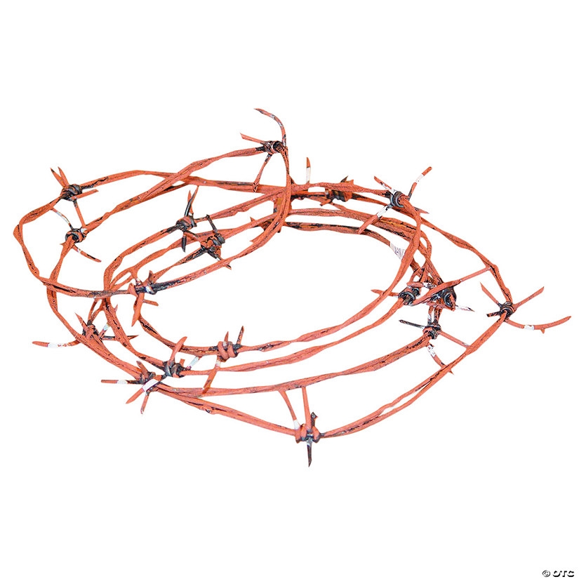 100' Rusted Barb Wire Decoration | Oriental Trading
