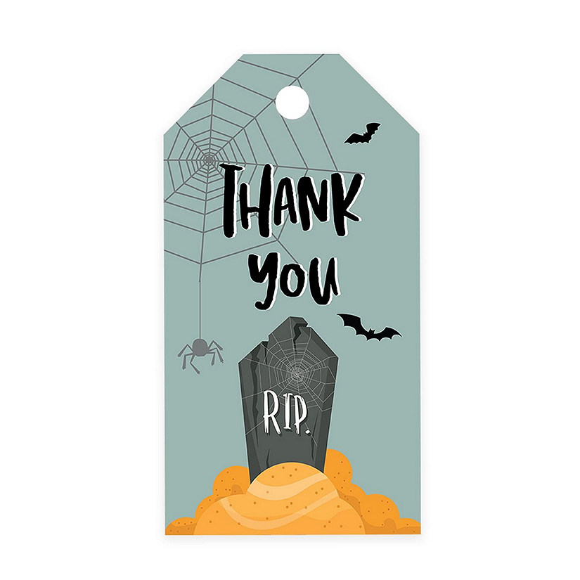 100PCS RIP Halloween Gift Tags | Oriental Trading