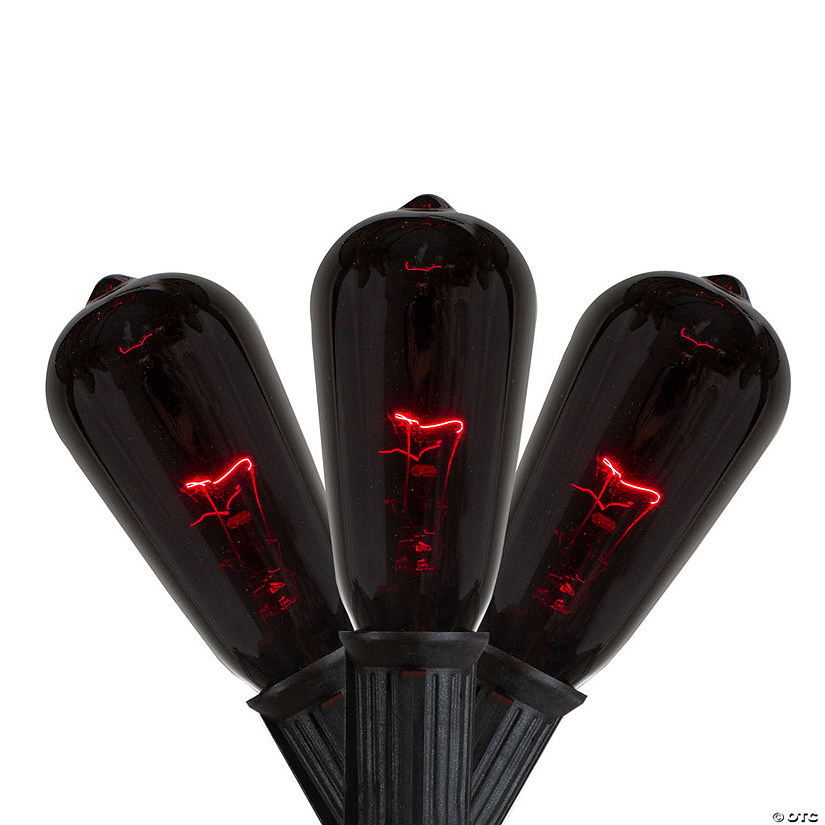 10ct Purple Edison E17 Halloween Light Set - 9ft Black Wire | Oriental ...
