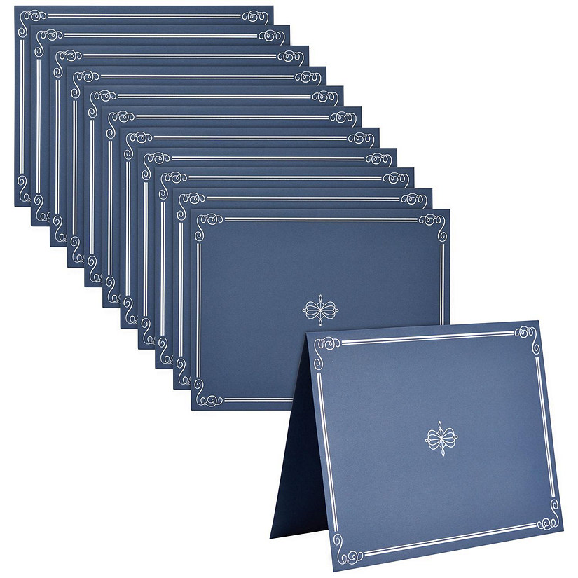 12-Pack Navy Blue Certificate Holders for Diplomas, Awards ...