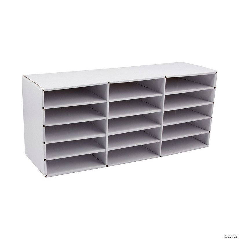 15-Bay Paper Storage Box - Discontinued