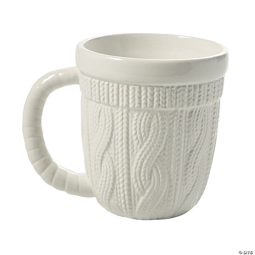 16 oz. Sweater Reusable Ceramic Mugs - 4 Ct.