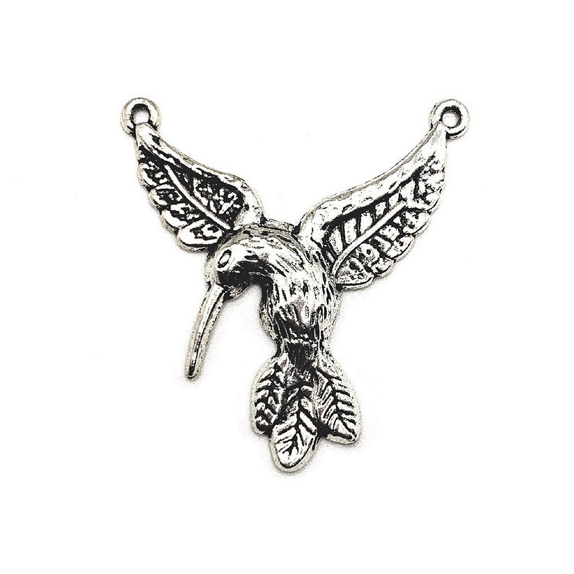 20 Pcs Silver Hummingbird Connectors | Oriental Trading