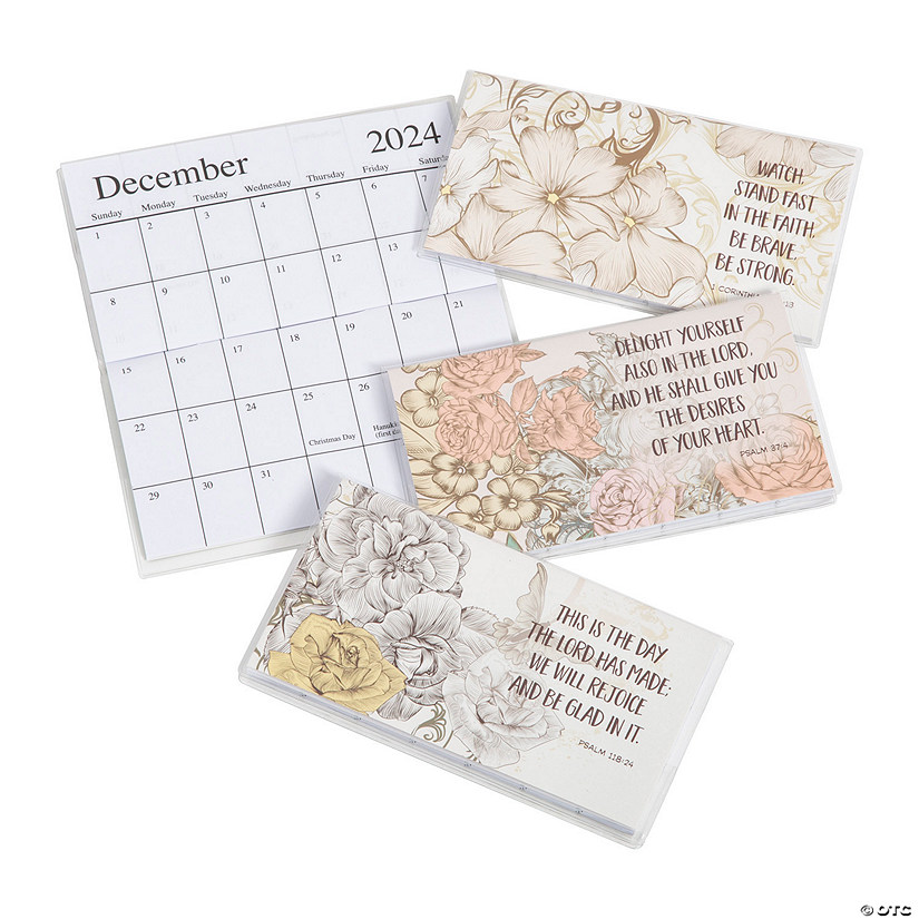 2024 - 2025 Scripture Pocket Calendars - Discontinued