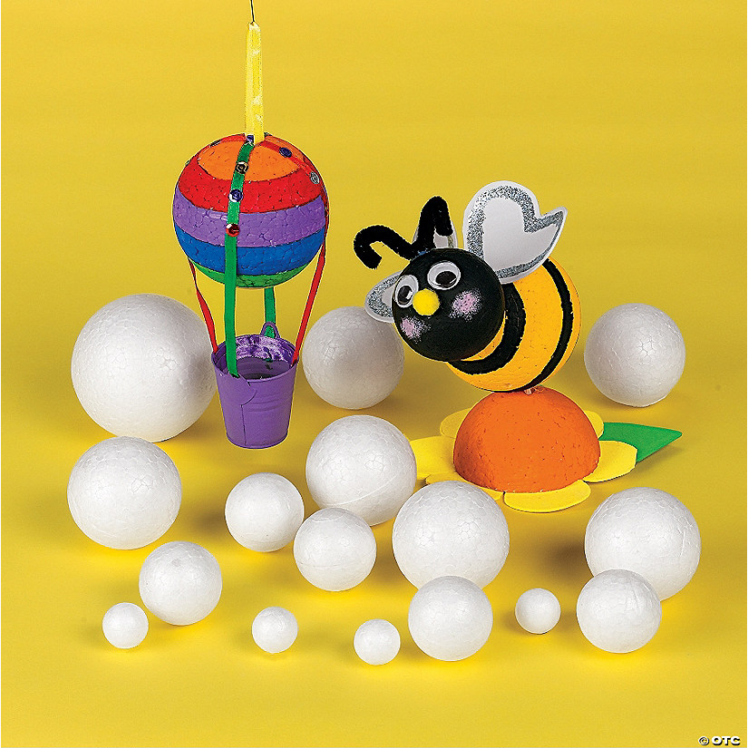 24 Super Styrofoam Balls - Discontinued