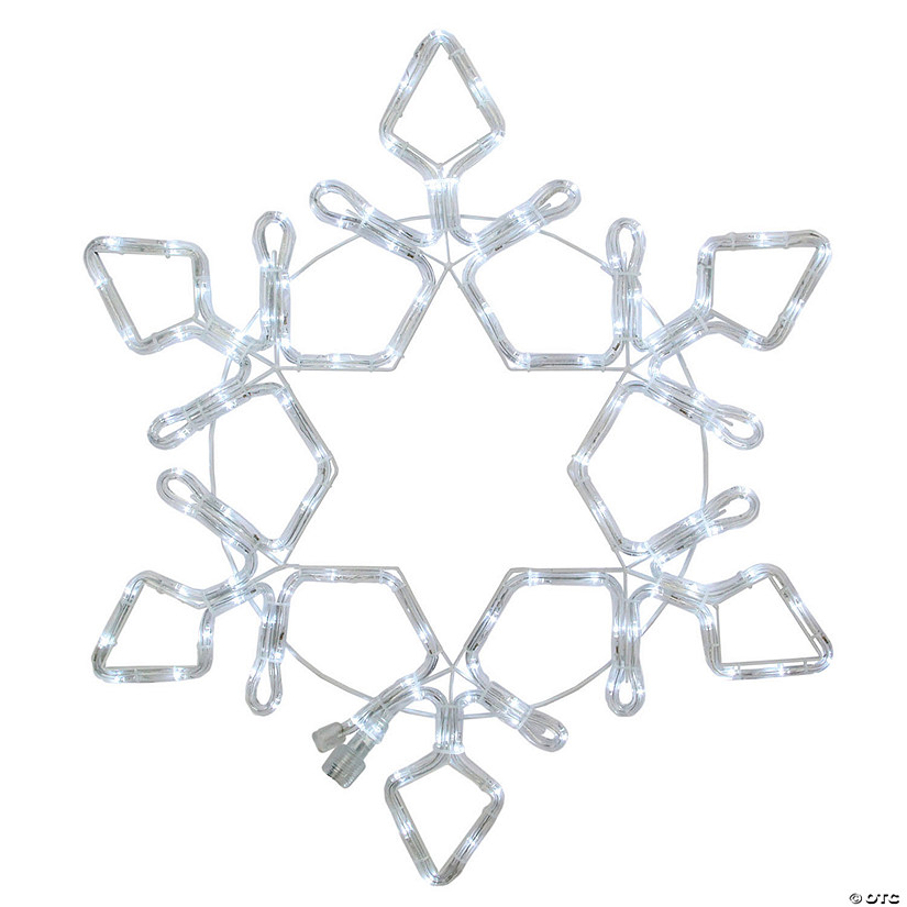 2ft LED Rope Light Snowflake Christmas Decoration | Oriental Trading