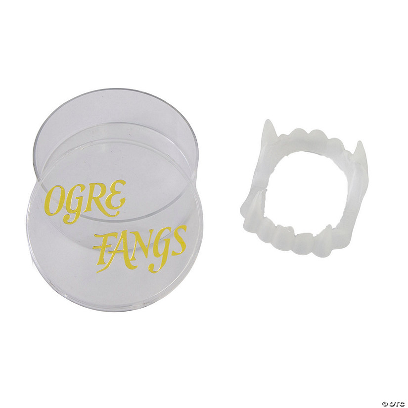 3" Translucent Soft Plastic Vampire Character Costume Fangs - Discontinued