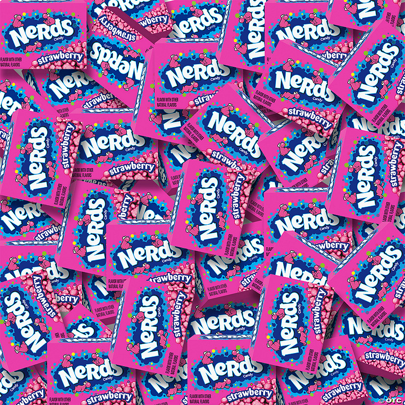 37 6 Lb Bulk 1134 Pc Strawberry Nerds® Mini Size Candy Boxes Oriental Trading