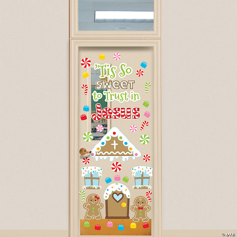 42 Pc. Faith Gingerbread Door Decorating Kit | Oriental Trading