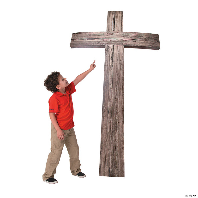 5 Ft. Cross Cardboard Cutout Stand-Up - Discontinued