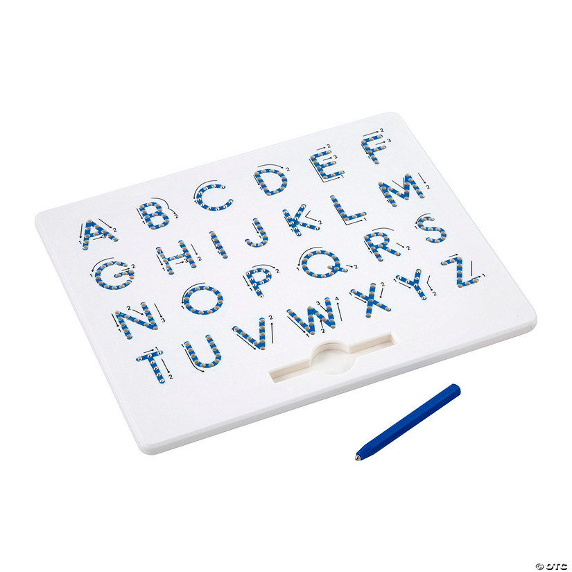 5" Uppercase Alphabet Magnetic Tracing Board | Oriental Trading