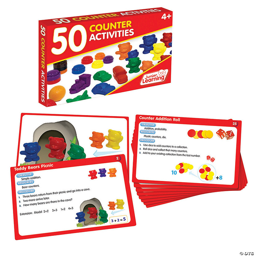 50 Math Counter Activities - Discontinued