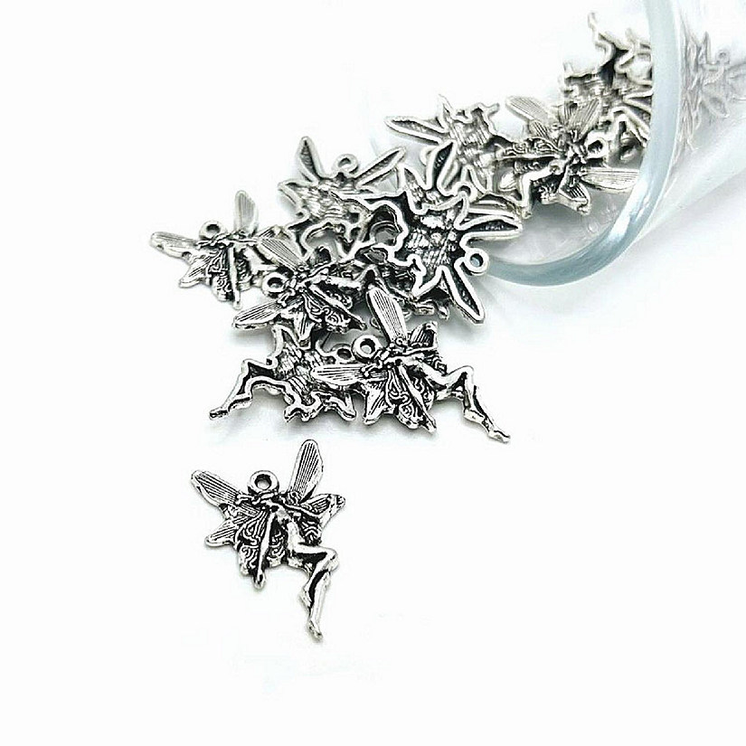 50 Pcs Silver Fairy Sprite Charms | Oriental Trading
