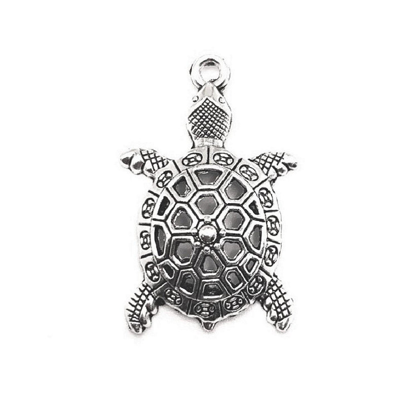 50 Pcs Silver Turtle Tortoise Charms | Oriental Trading