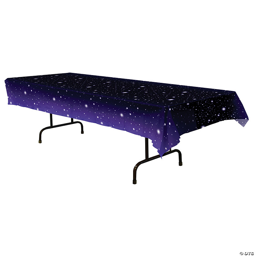 54" x 108" Starry Night Table Cover | Oriental Trading