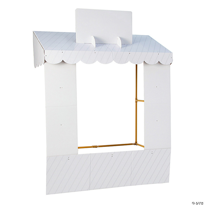 56" x 80" Customizable White Tabletop Hut with Frame Decorating Kit - 6 Pc.