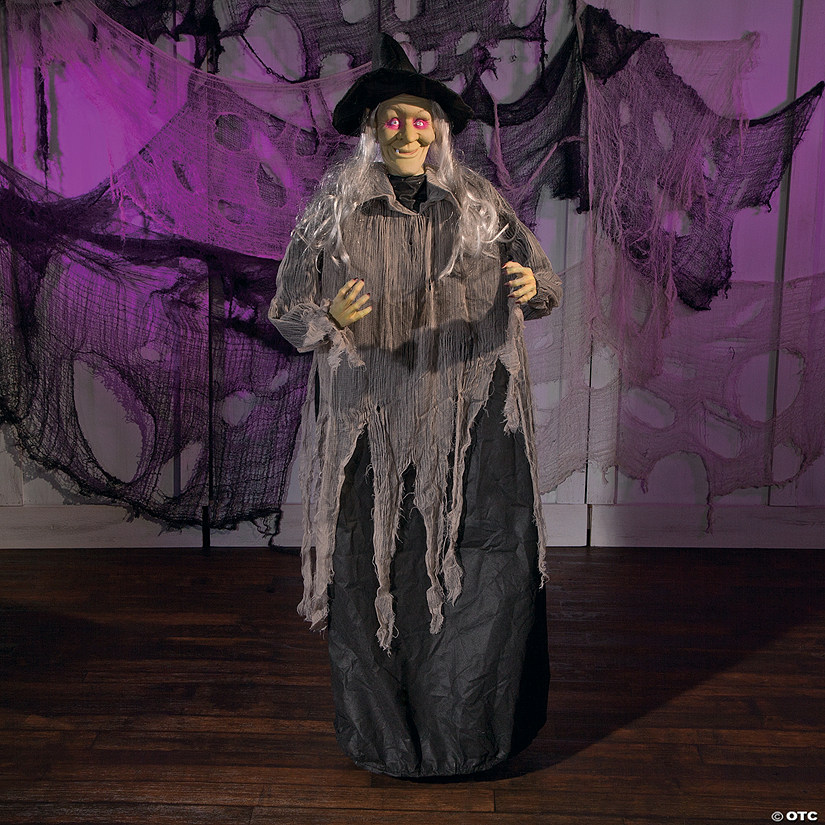 59" x 54" Floating Witch Halloween Decoration | Oriental Trading