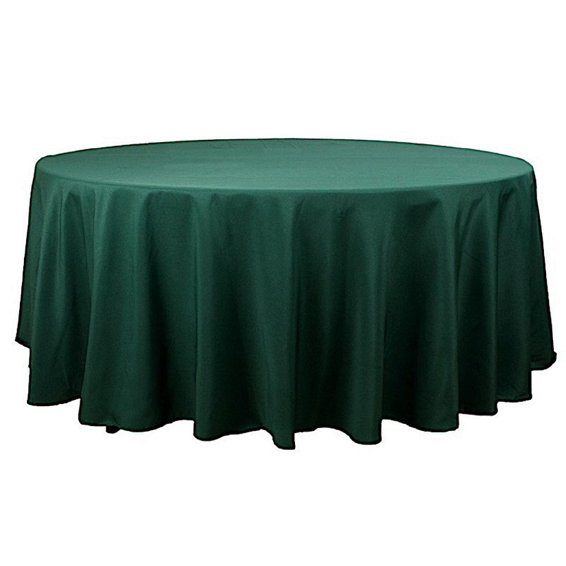 6 pcs 108" Round Premium Polyester Tablecloths Wedding Party Table Linens