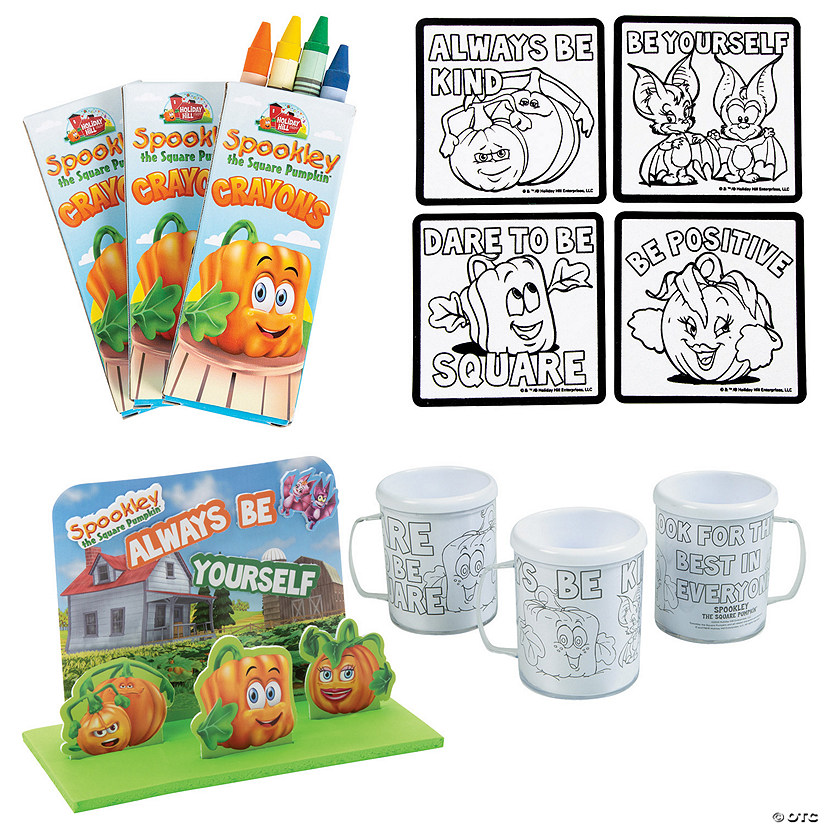 60 Pc. Spookley the Square Pumpkin™ Craft Kit Assortment - Makes 36